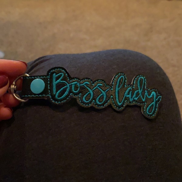 Boss Lady Keychain, Boss Lady Key Chain, Boss Lady Keyring, Boss Lady ...