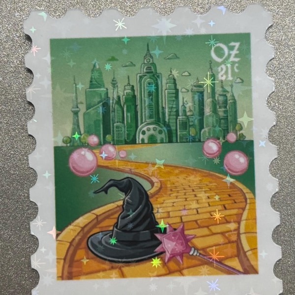 Wicked Movie Stamp Inspired Water Resistant Shiny or Holographic ...