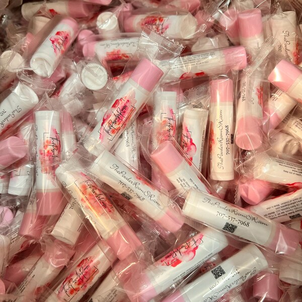Baby Shower Party Favors, 100 Custom Lip Balms - Etsy