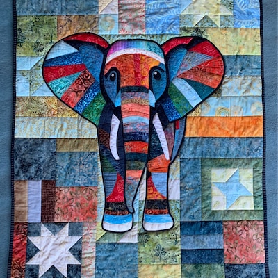 Dog Patchwork Pattern , Dog Quilt Pattern , Quilt Pattern , Dog With ...