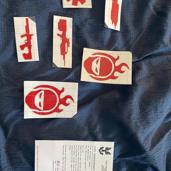 Halo Inspired Decals - Etsy