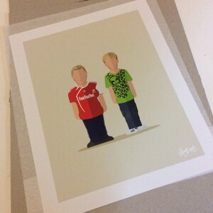 The Walking Dead: Negan Line up 420x210mm Minimalist TV Television ...