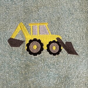Bulldozer Embroidery Design, Construction Embroidery Design, Machine ...