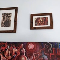 1950 GWENDA MORGAN Wood Engraving 'country Scene'. Printed on ...