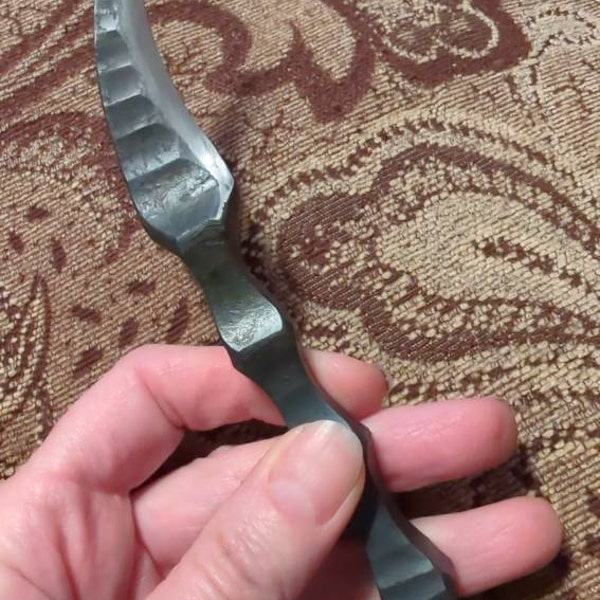 Hand Forged Witch's Boline: Carbon Steel Arcane Tool - Etsy