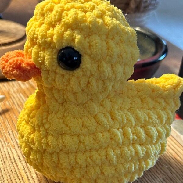 Rubber Ducky No Sew Crochet Pattern, Duck Crochet Pattern, No Sew ...