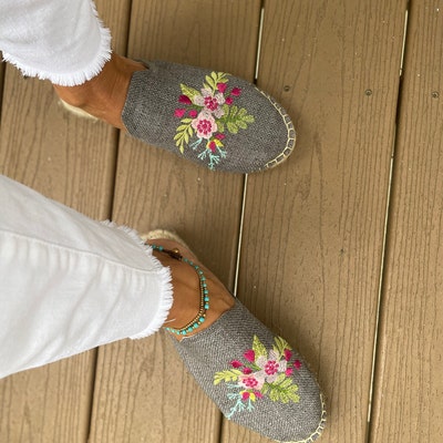 Boho Platform Sandals Handcrafted Clogs for Women Slip on With ...