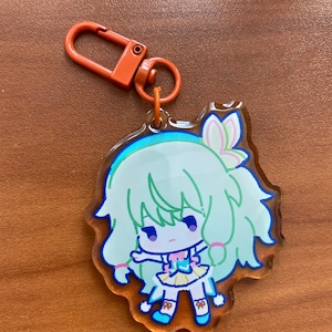 Colorful Stage Tinted Charm Keychain - Etsy