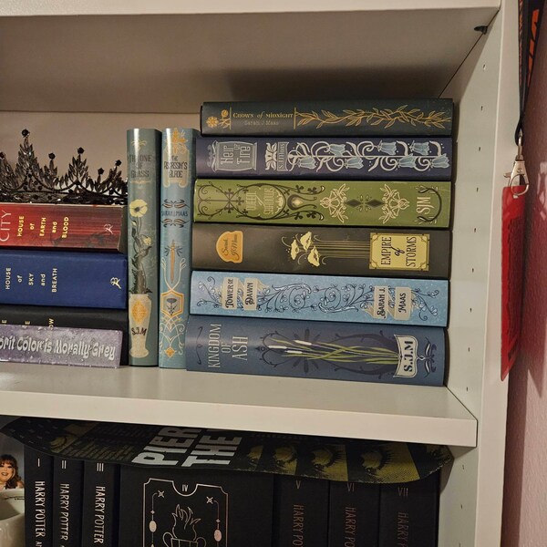 Throne of Glass Hardcover Vintage Dust Jackets Set, Digital Download ...