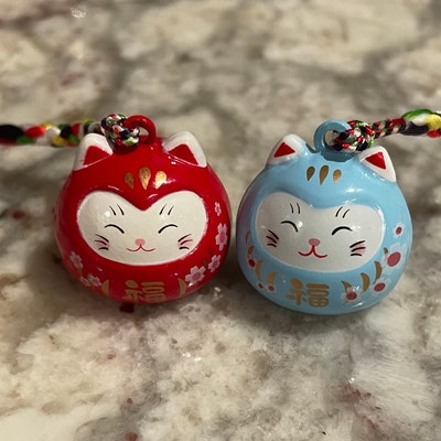 Lucky Cat Phone Charm - Etsy