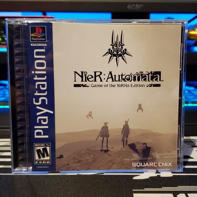 Nier Automata: Game of the Yorha Edition PS4 Custom PS1 Inspired Case ...