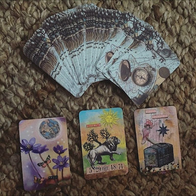 NEW PACKAGING Inner Compass Oracle Mini 50 Card Oracle Deck Vintage ...