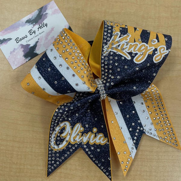 Custom Cheer Bows Designed in Your Team Colors. Price Listed is per ...