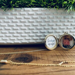 Custom Locket Necklace,custom Photo Necklace,custom Locket Necklace ...