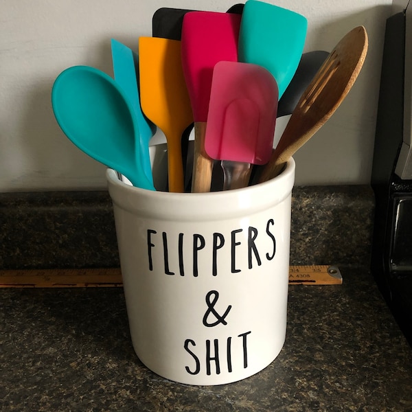 Funny Utensil Crock! - Etsy