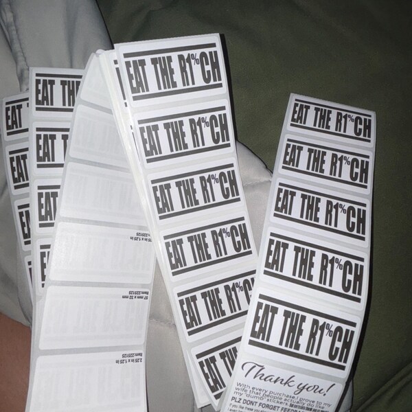 50PCS RICK ROLL MINI Qr Code Stickers Labels Bulk Lot Never Gonna ...