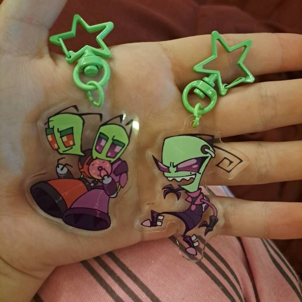 Invader Zim Acrylic Keychains Mix & Match - Etsy