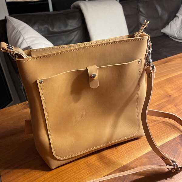 Leather Laptop Bag Women Camel Color, Laptop Bag for 13 Laptop, Large ...