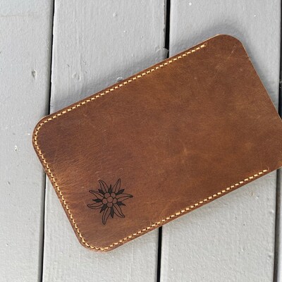 Personalized Distressed Leather Cover Case for 5.25 X 8.25 - Etsy