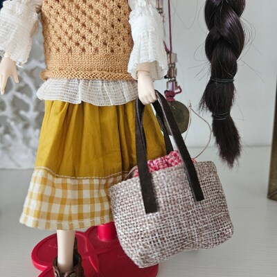 Set: Turtleneck and Overall Dress for Pullip, Obitsu 26 27, Blythe ...