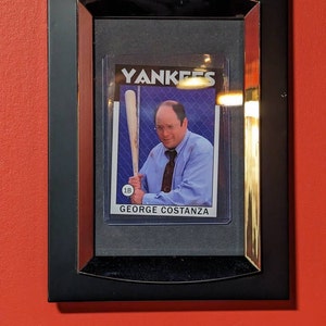 Seinfeld George Costanza 1986 Retro Style Baseball Card New York Parody ...