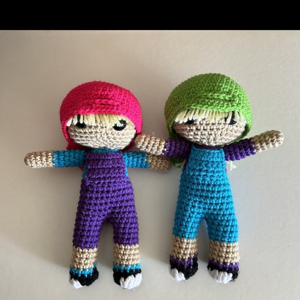 Shapeshifting Nature Girl Handmade Amigurumi Crocheted Doll - Etsy