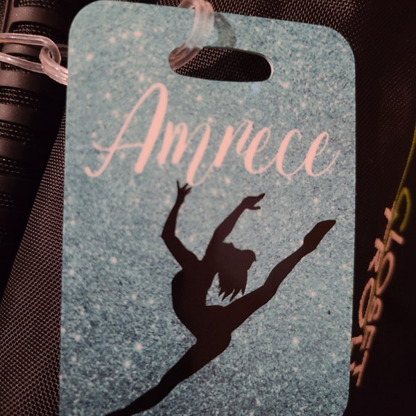 Dance Team Bag Tag, Personalized Luggage Tag, Personalized Dance ...