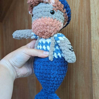 The Mini Mermen Amigurumi Pattern Crochet Mini Mermen Plushie - Etsy