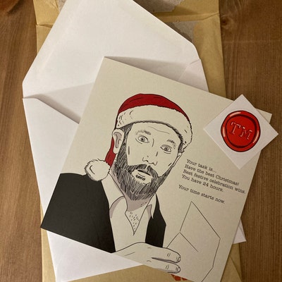 Alex Horne Taskmaster Christmas Card - Etsy UK