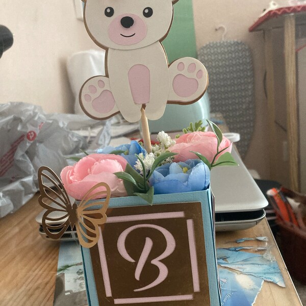 Small ABC Boxes Template With Script Letters - 3D One Piece Adjustable ...