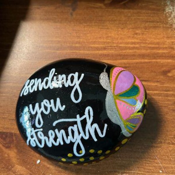 Be Still Painted Rock, Bible Rock, Bible Verse Rocks, Be Still, Bible ...
