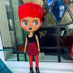 Set: Turtleneck and Overall Dress for Pullip, Obitsu 26 27, Blythe ...