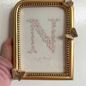 Watercolor Birth Month Flower Prints Floral Garden Collage - Etsy