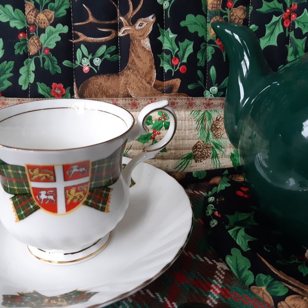 Handmade Quilted Floral Tea Cozy Set, Cottage Chic Kitchen Decor, 3-pc ...