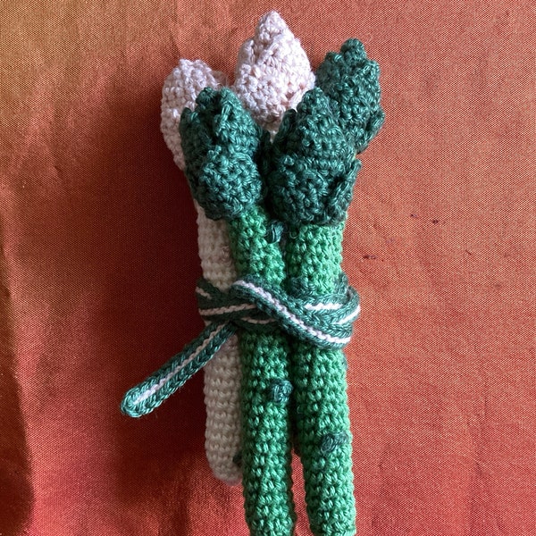 ASPARAGUS Crochet Pattern PDF - Amigurumi Asparagus Spears. Crochet Asparagus Pattern. Crochet ...