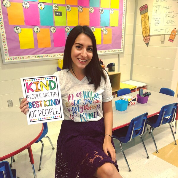 In a World Where You Can Be Anything Be Kind Shirt/ Teacher Shirt/ Anti ...