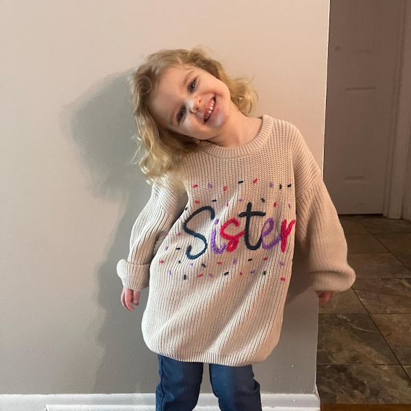 Custom Baby First Birthday Sweater, Birthday Gift, First Christmas Gift ...