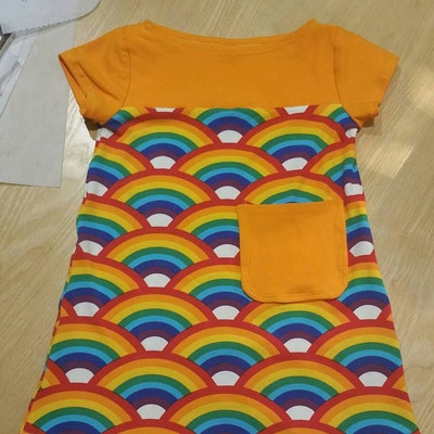 Girls Dress Patterns PDF, Knit Fabric Dress Pattern, Kids Sewing ...