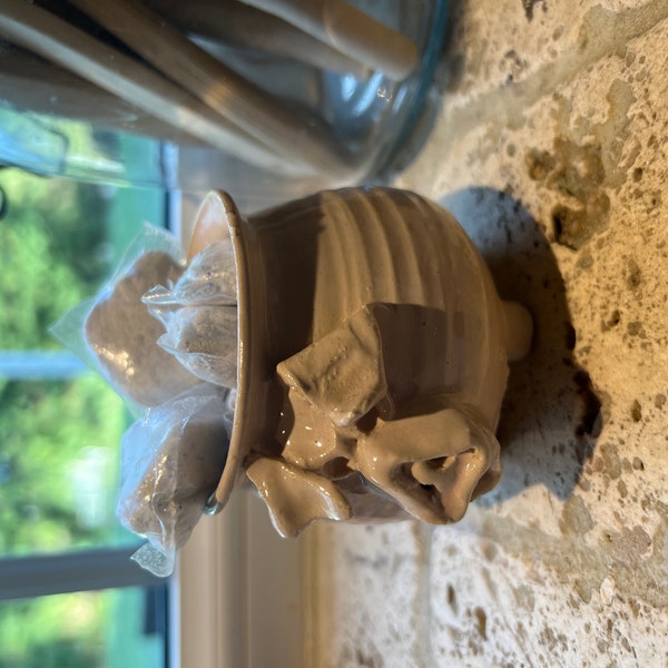 Vintage Henry Watson Pottery Mortar and Pestle, Terracotta Herb/spice ...