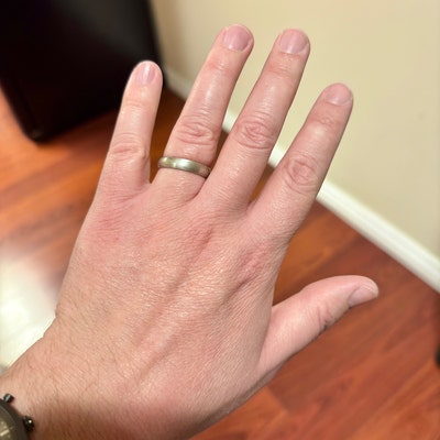 Rustic Heart Ring Hammered Band Set of Three Sterling Silver Hand Cut ...