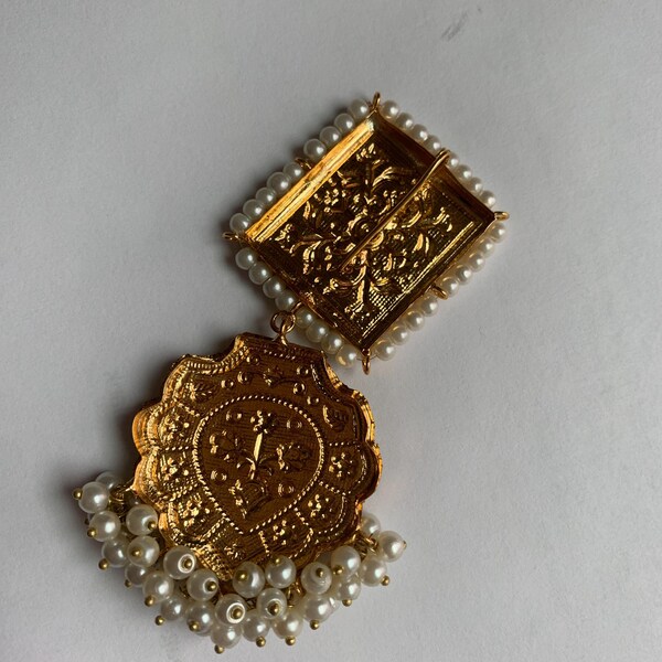 Nath, Nose Pin, Indian Jewelry, Pakistani Jewelry, Kundan Nath , Indian ...