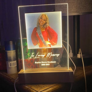 Script Cursive Custom Shape Any Name Made to Order Room Night Light up ...