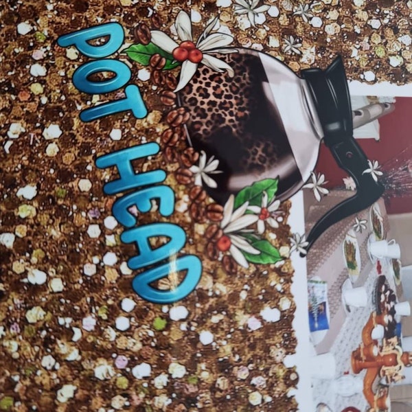 Western Pot Head Png Sublimation Design, Coffee Love Png,leopard Coffee ...