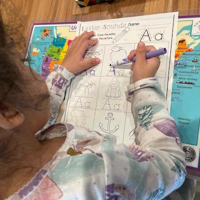 24 Printable Alphabet Letter Sounds Worksheets. Preschool-kdg Phonics ...