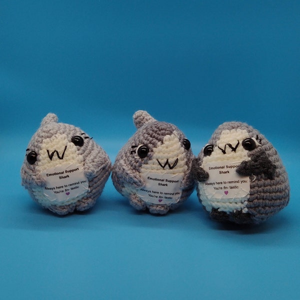 Sharkito the Shark Crochet Pattern | Amigurumi Tutorial | PDF Download ...