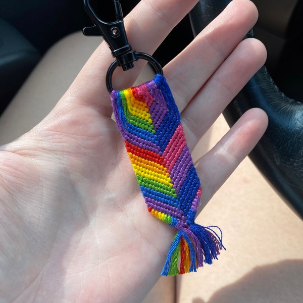 Custom Pride Keychain !! Any Pride Flag Combination !! - Etsy