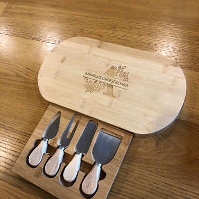 RETIREMENT GIFT IDEA Leaving Gift Personalised Cheeseboard With Your ...