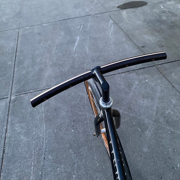 Bubinga and Ash Wood Curved Bicycle Handlebar - Etsy
