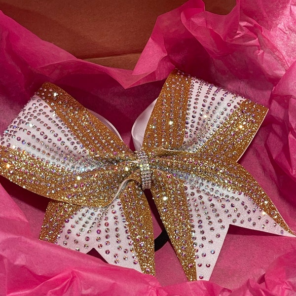 Cheer Bow, Rhinestone Cheer Bow, Competition Bows, Team Bows - Etsy