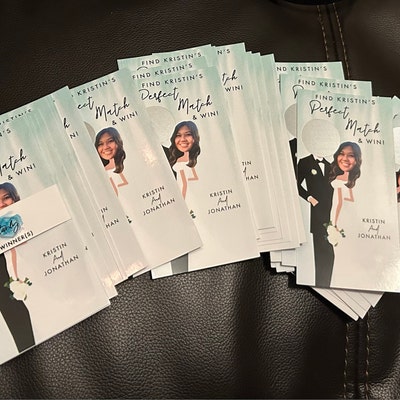 Bridal Shower Wedding Scratchers Scratch off Lottery Tickets Game - Etsy